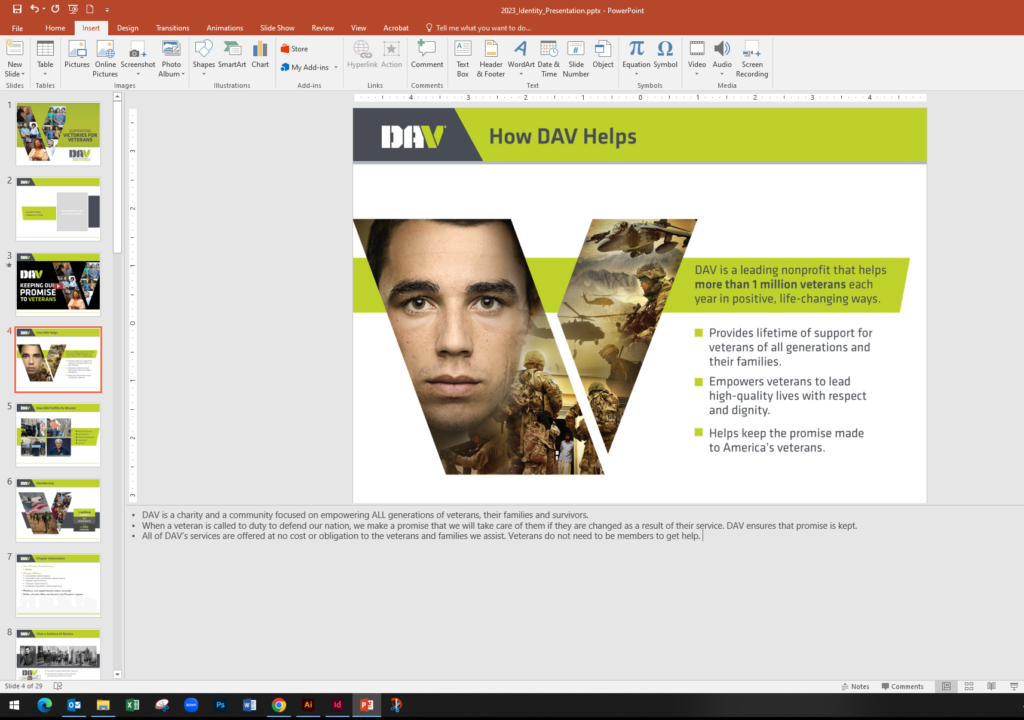Identity Presentation - DAV
