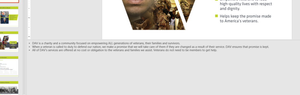 Identity Presentation - DAV