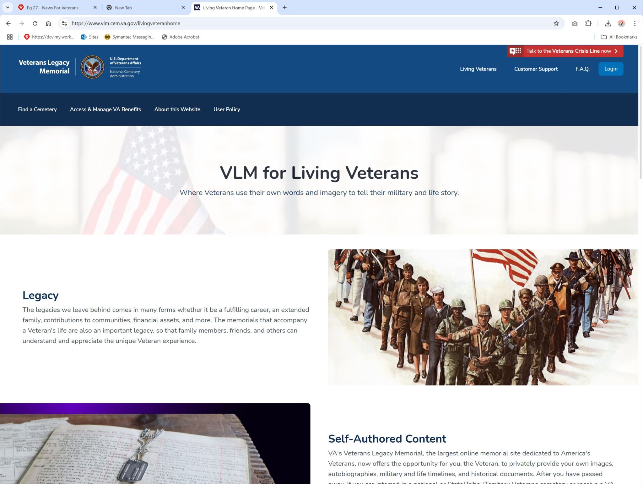 Veterans Legacy Memorial access expanded - DAV